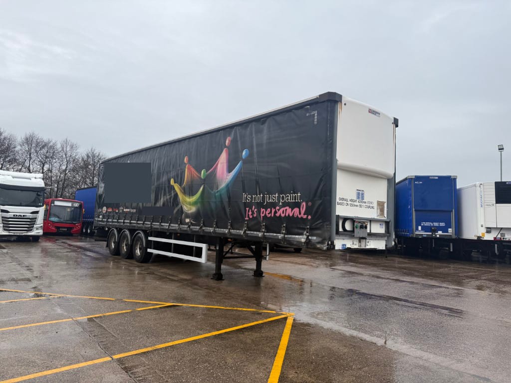 2017 LAWRENCE DAVID ENXL RATED PILLARLESS 4.2M CURTAINSIDER TRAILER ...